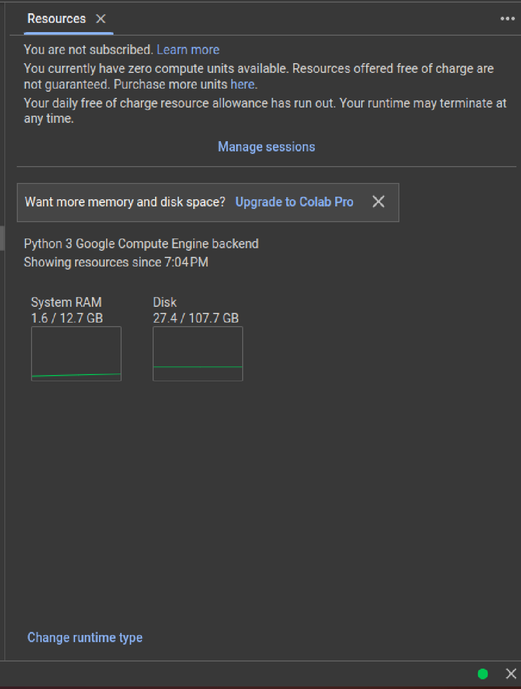 Review Penggunaan Google Colab Pro